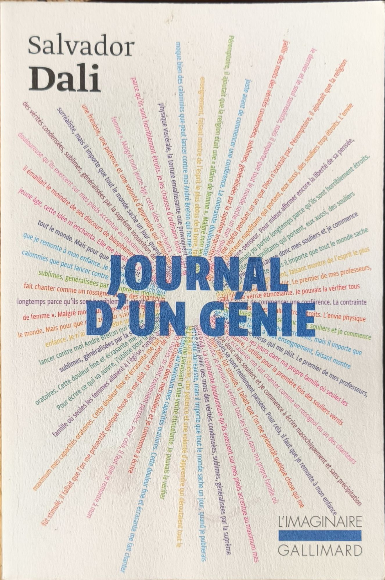 Je lis un poème V/Deux extraits du Journal d’un génie de Salvador Dali ...